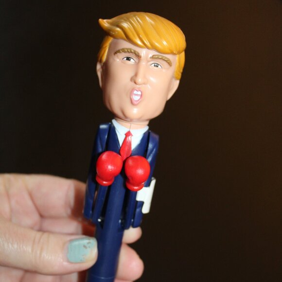 Office | Donald Trump Talking Knockout Writing Pen Boxing Gloves Action ...